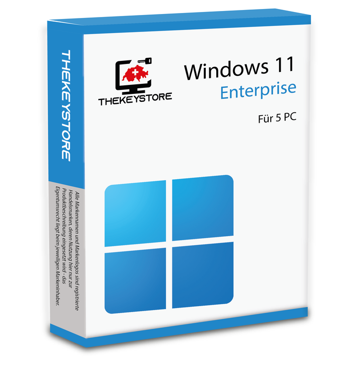 Microsoft Windows 11 Enterprise - Für 5 PC – TheKeyStore Schweiz
